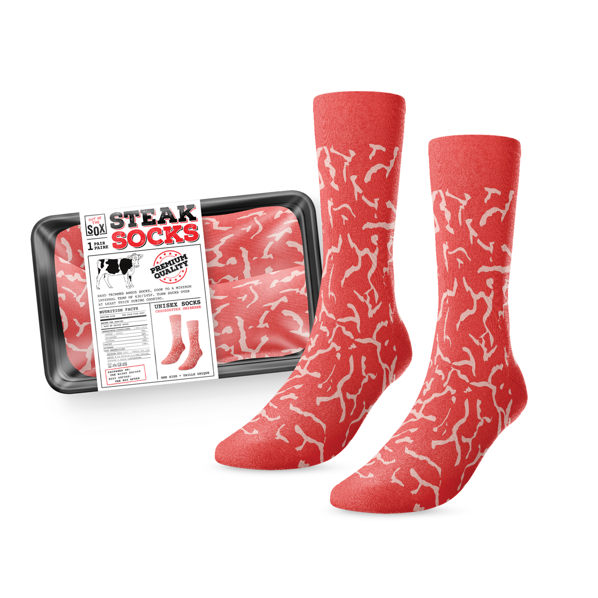 PACKAGED GROCERY STORE MEAT SOCKS – Irving Rivers
